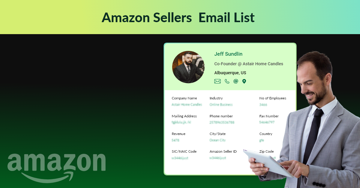Amazon Seller List | 250K+ List Of Amazon Sellers