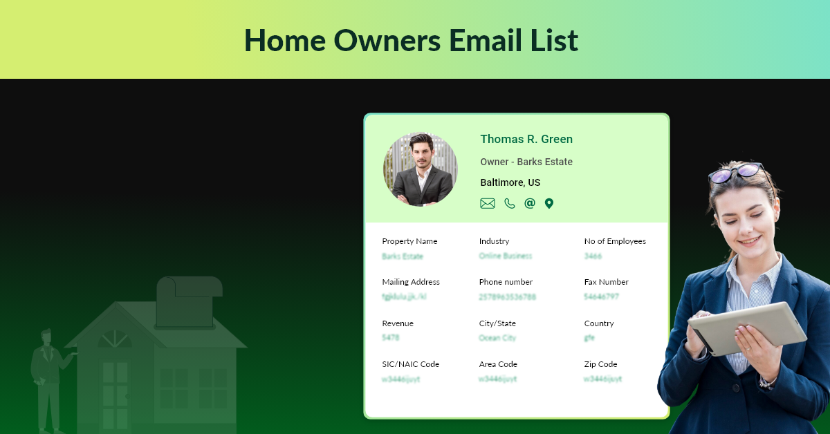 Homeowner Lists | 714K+ Opt-in Homeowner Mailing List