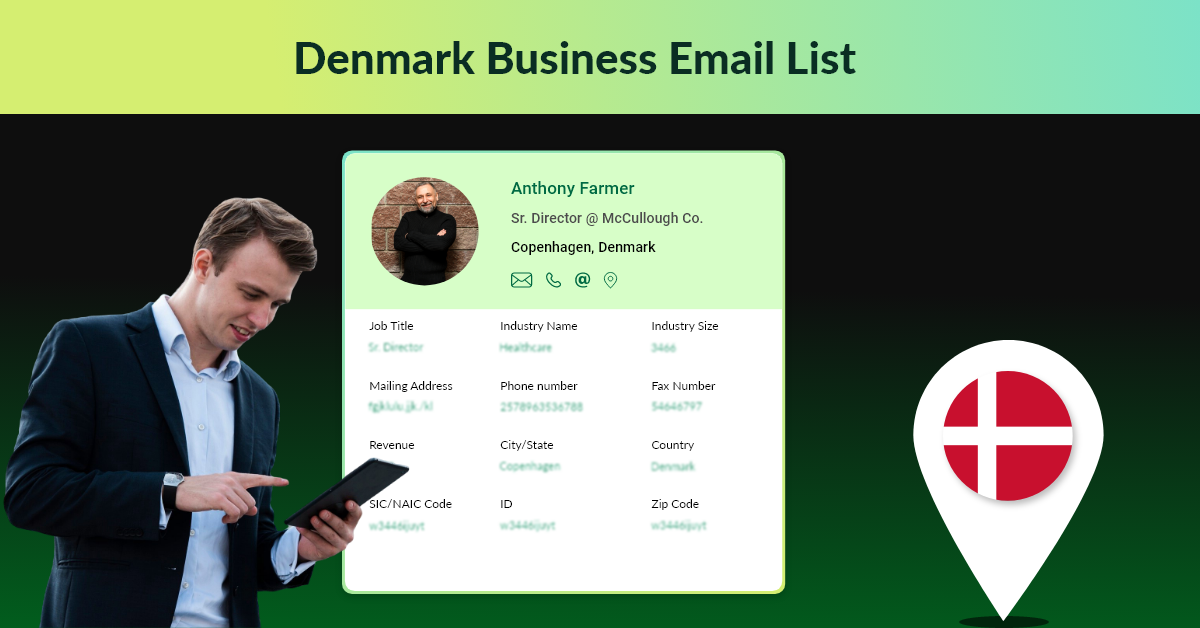Denmark Email List | 256K Human-Verified Contacts