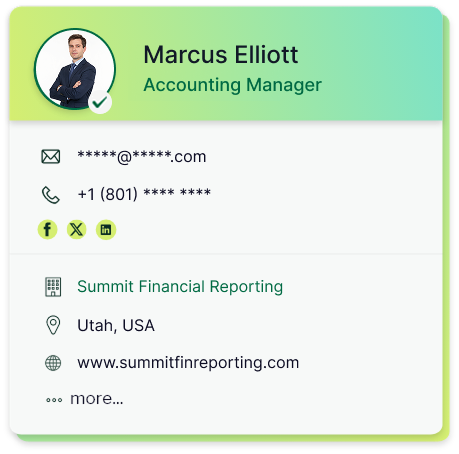 Accounting Professionals Email List | 1.7M+ Global Contacts